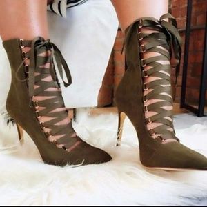 Shoes | Gladiator High Heels Women Pumps Stiletto Boot | Poshmark